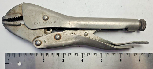 Vintage USA Made Craftsman Vise Grip 7" Straight Jaw Locking Pliers ...