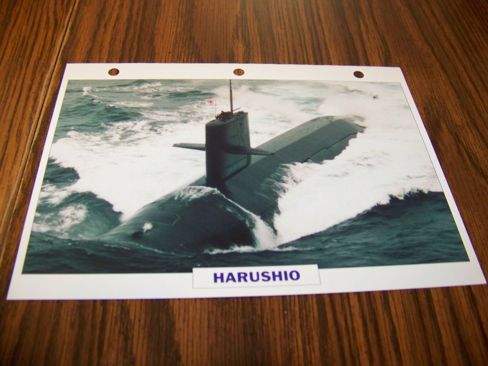 Harushio Submarine 1967 Military Ship Photo / Info Page Japan | eBay