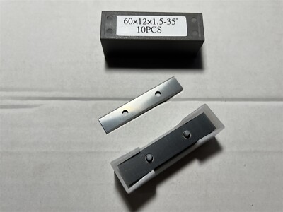 Rectangle 60mm Double Edge Carbide Insert Blades 60 x 12 x 1.5mm PKG OF ...