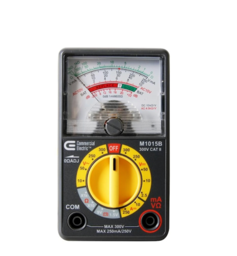 GE Analog Multimeter Commercial Electric M1015B 300V CAT II | eBay