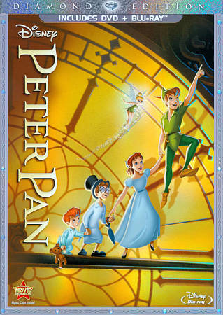 Peter Pan (Blu-ray/DVD, 2013, 2-Disc Set, Diamond Edition DVD/Blu-ray ...