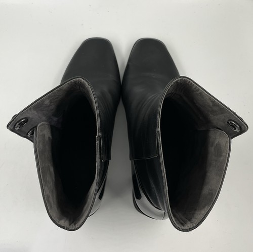 Lori Goldstein Collection Li-Birdie Mid Shaft Stacked Heel Boot-Black ...