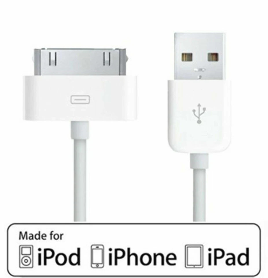 USB Charger Data Cable for Apple iPhone iPod Nano 1st 2nd Gen 2G 3G 3GS ...