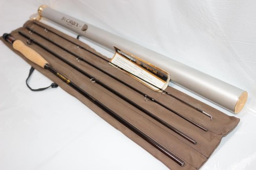St. Croix Imperial Graphite Spinning Rod 8.5ft 5/6 USA with rod bag | eBay