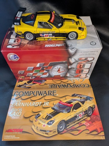 2004 Earnhardt Jr Boris #8 C5R Corvette Compuware 1:18 Moulé Racecar ...