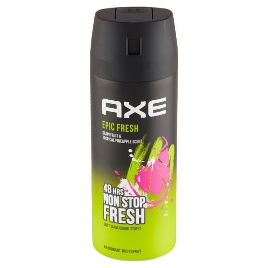 Axe Epic Fresh Grapefruit & Tropical Pineapple Deodorant Spray, 48hrs ...