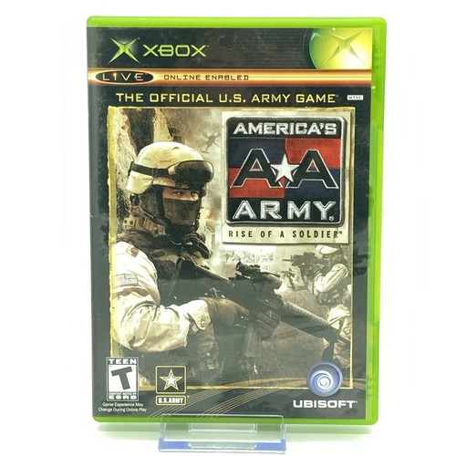 America's Army Rise Of A Soldier (2005) Original Xbox Game With Manual ...