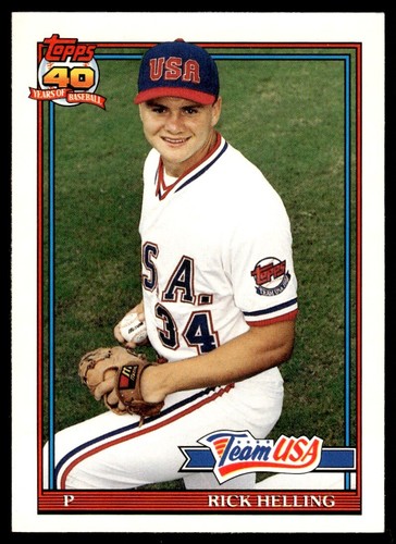 1991 Topps Traded #54T Rick Helling - USA | eBay