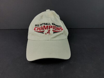 2012 Football BCS National Champions Alabama Crimson Tide NCAA Hat Cap ...