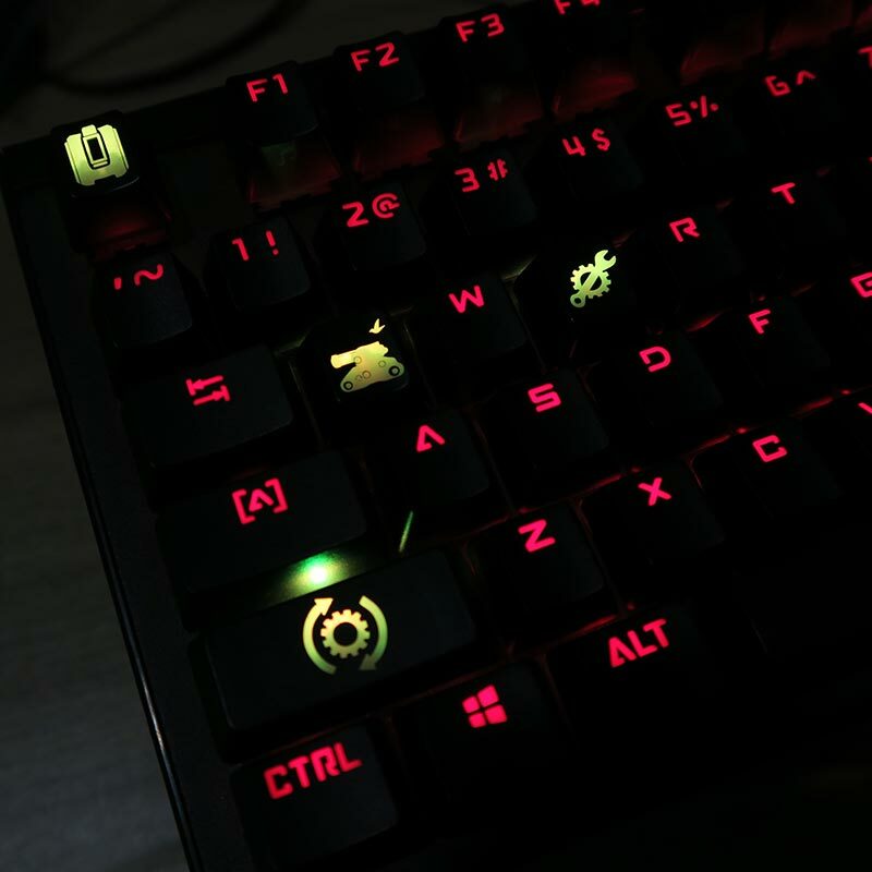 Custom 4 Piece Set Overwatch Skill Keycaps Gaming Key Caps Key Cap | eBay