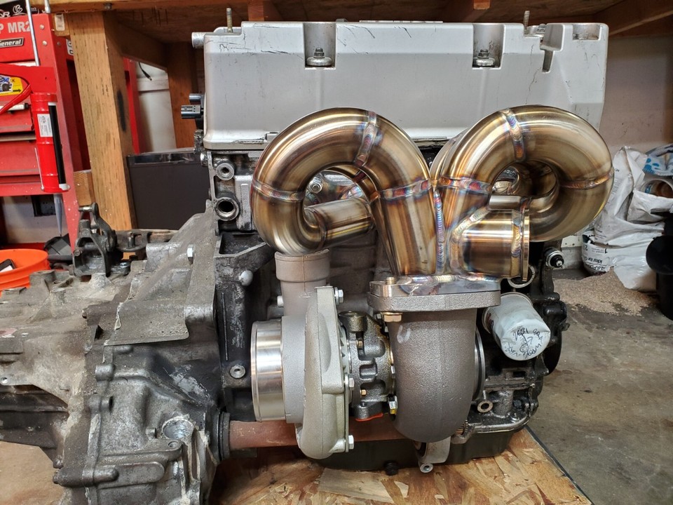 HONDA K20 K24 BOTTOM MOUNT TURBO MANIFOLD T3 T4 RSX EP3 TSX FG2 NSX MR2 ...