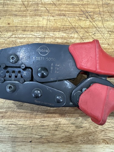 63811-5000 Crimp Tool 24-16 AWG Molex Hand Tool Crimper MADE IN GERMANY ...