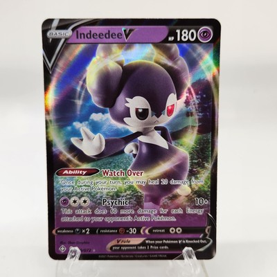Pokémon TCG Shining Fates Indeedee V 039/072 Holo Ultra Rare | eBay
