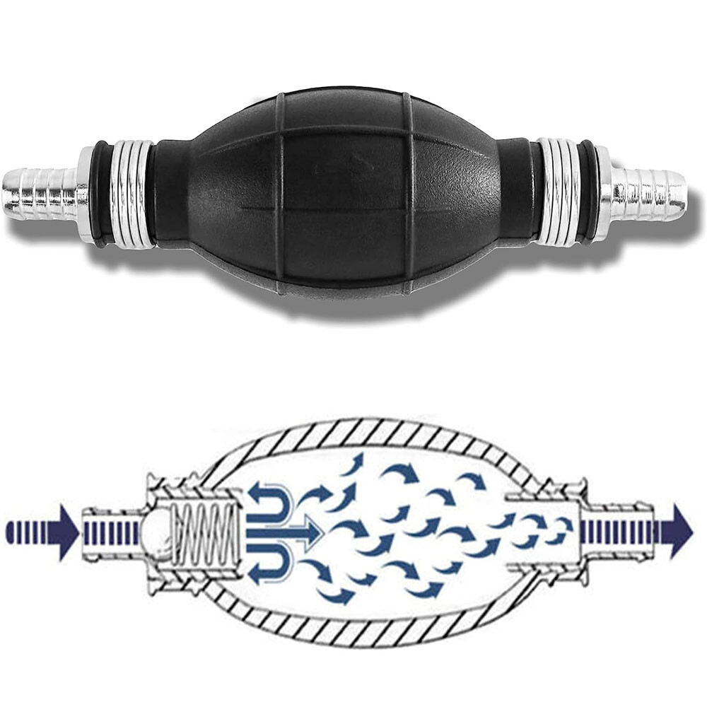 2pc 5/16" Hand Primer Bulb Outboard Car Marine Boat Gas Fuel Line Pump ...