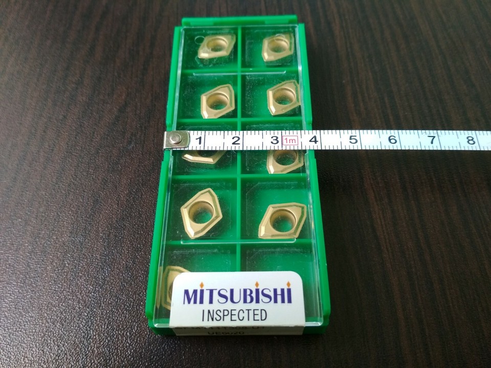 MITSUBISHI GPMT 11T308-U1 UE6020 10 PCS ORIGINAL CARBIDE INSERTS FREE ...