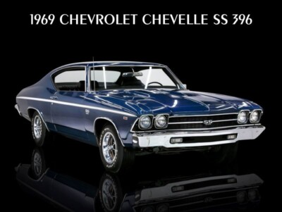 1969 Chevrolet Chevelle SS 396 New Metal Sign: LARGE SIZE 12X16 - Free ...