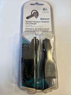 Logitech Mobile Freedom Headset Car Charger Bluetooth NEW | eBay