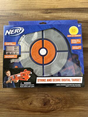 NERF Strike And Score Digital Light-Up Target With LCD Display ...