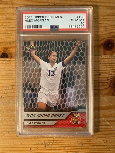 2011 Upper Deck MLS #198 Alex Morgan RC PSA 10 Gem Mint Rookie Card ...