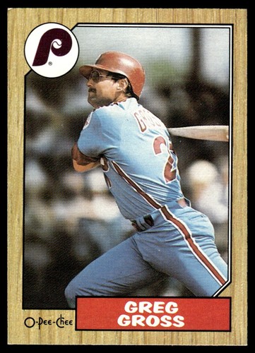 1987 O-Pee-Chee #338 Greg Gross - Philadelphia Phillies | eBay