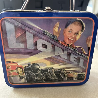 Lionel TrainSmall Metal Lunch Box or Etc. 1998 Great Condition 5 1/2 X ...