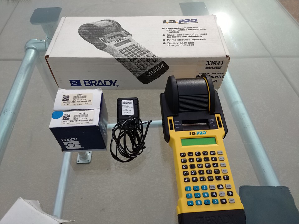 Brady 33941 /ID Pro / Wire Label Maker | eBay