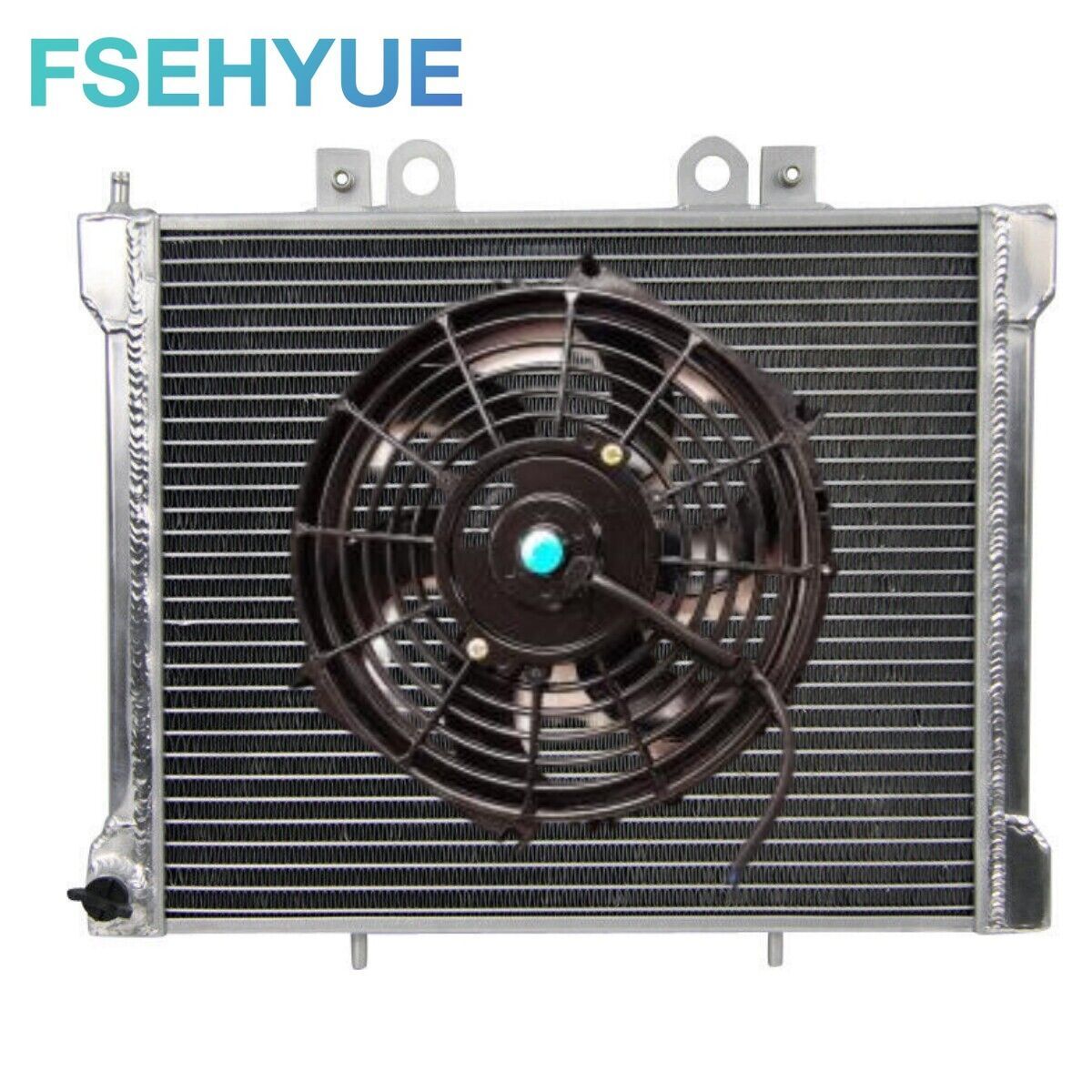 Radiator + 9"Fan For 2002-2004 03 Polaris Sportsman 600 700 4X4 1240103 ...