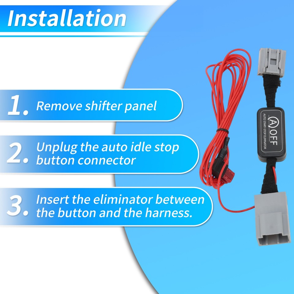 Auto Start Stop Eliminator for Ford for Ranger 24-25 Auto Start Stop ...
