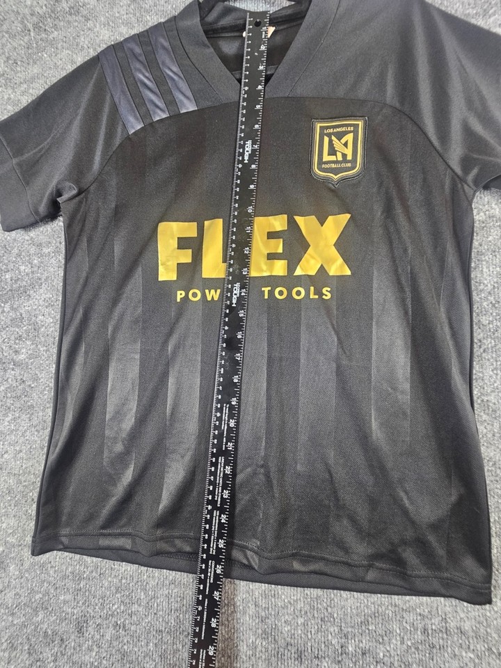 LAFC Los Angeles FC Black Gold FLEX Power Tools Soccer Jersey Men's ...