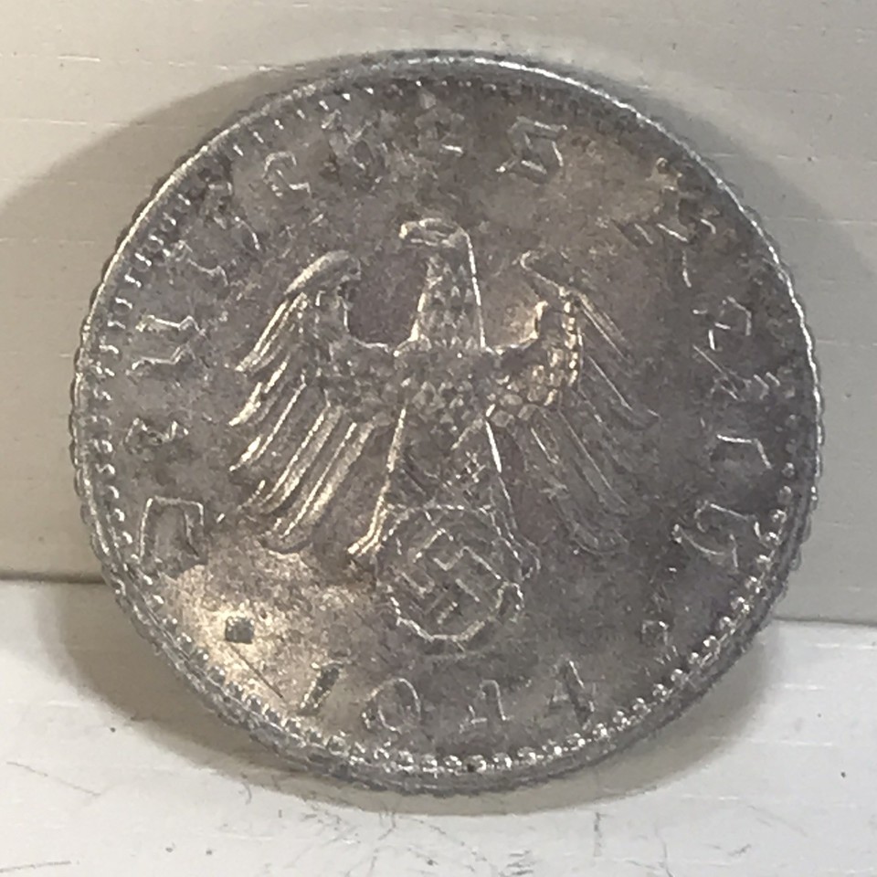 1944 F Germany - Third Reich 50 Pfennig Looks Great Free Shipping | eBay