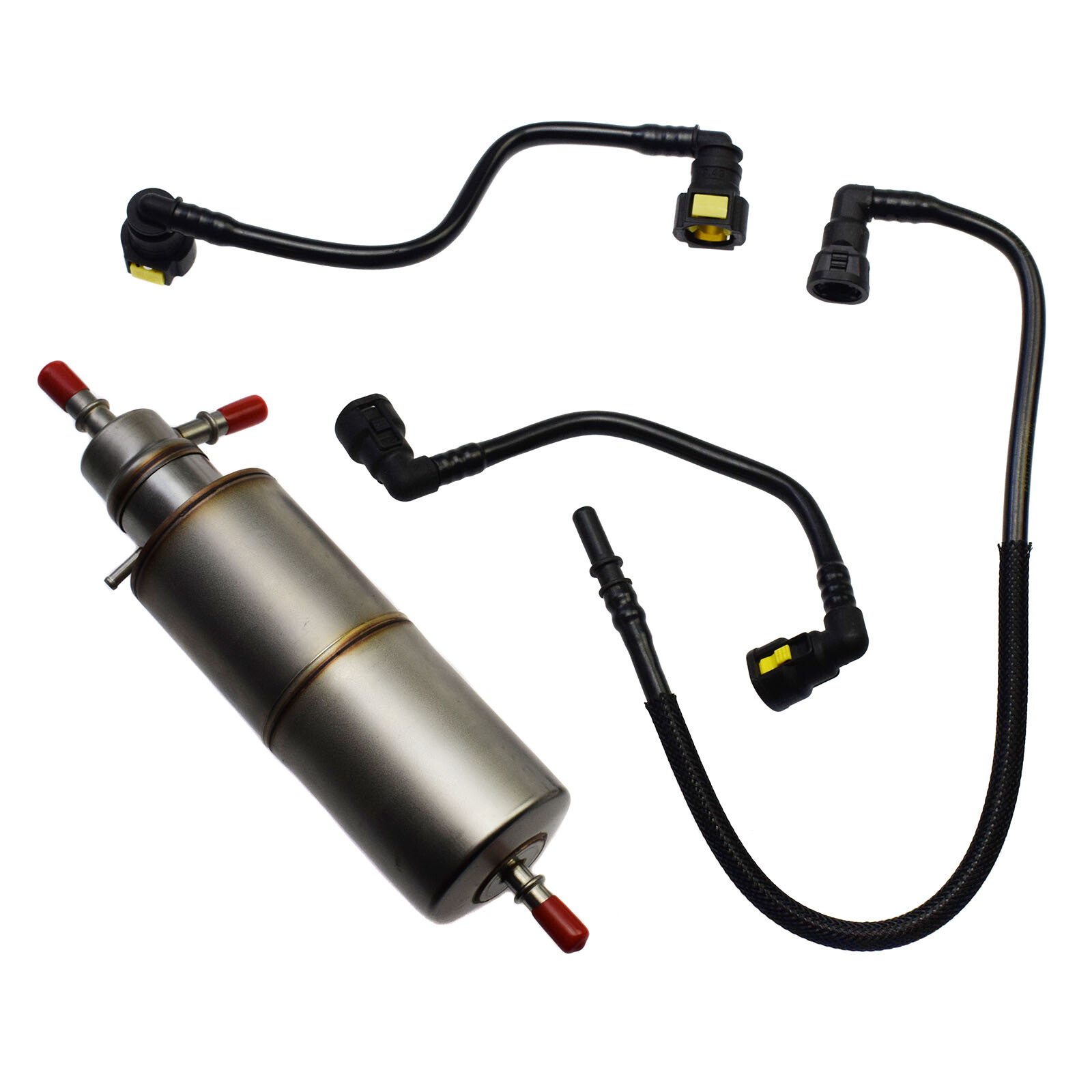 Fuel Filter & 3 Hose Conversion Kit For Mercedes ML320 ML430 ML55 AMG ...