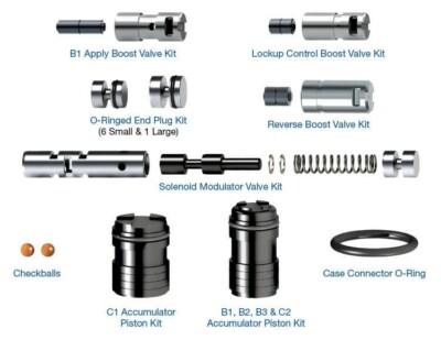 U760E U760F Valve Body Rebuild Kit Sonnax ZIP kit fits Toyota U760E-ZIP ...