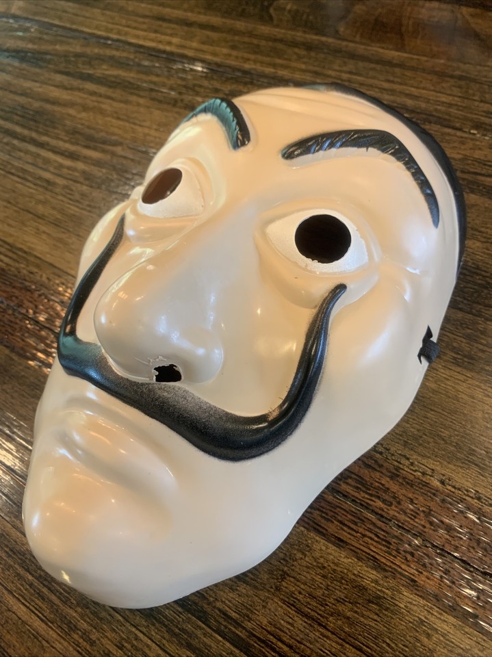 Salvador Dali Masks La Casa De Papel Cosplay PVC Mask Money Heist ...