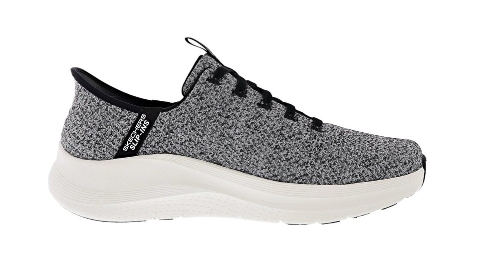 SKECHERS MENS SLIP-INS ARCH FIT 2.0-LOOK AHEAD 232462WW/WBK 4E WIDE ...