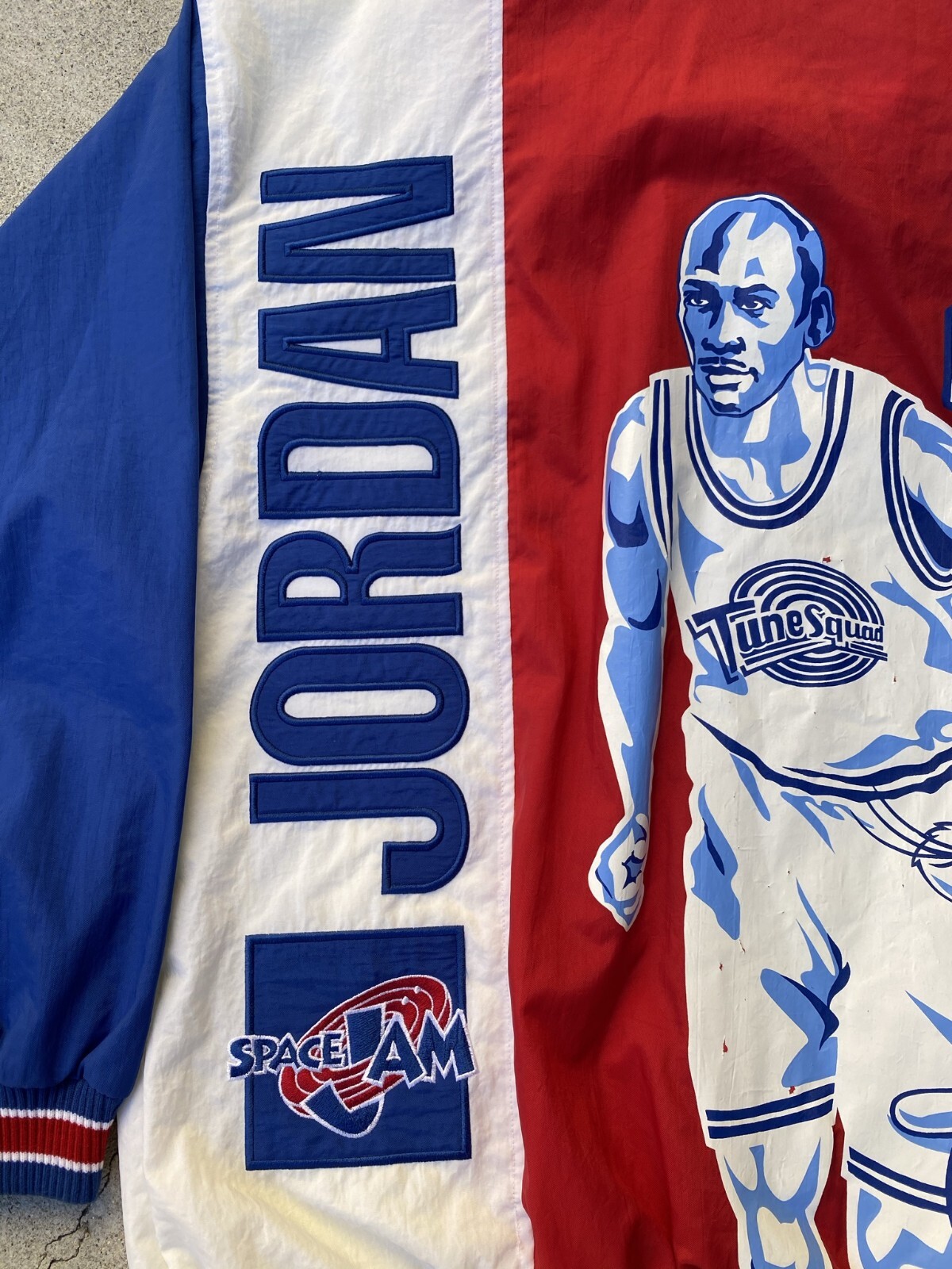 Vintage 1996 Michael Jordan Space Jam Jacket Size XL - Gem
