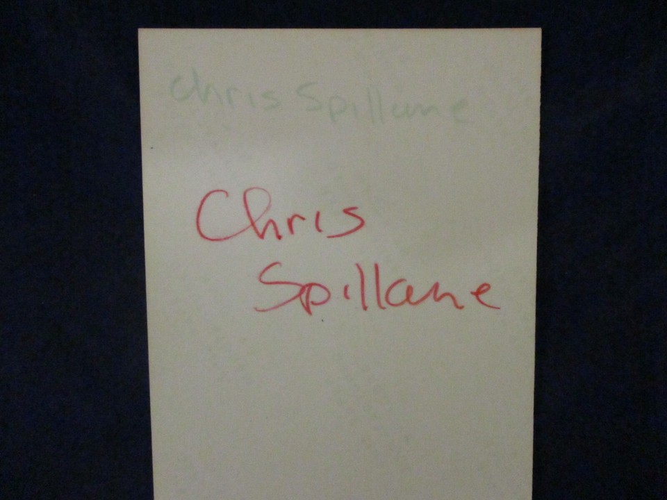 Vintage Chris Spillane Boston University hockey player Glossy Press ...