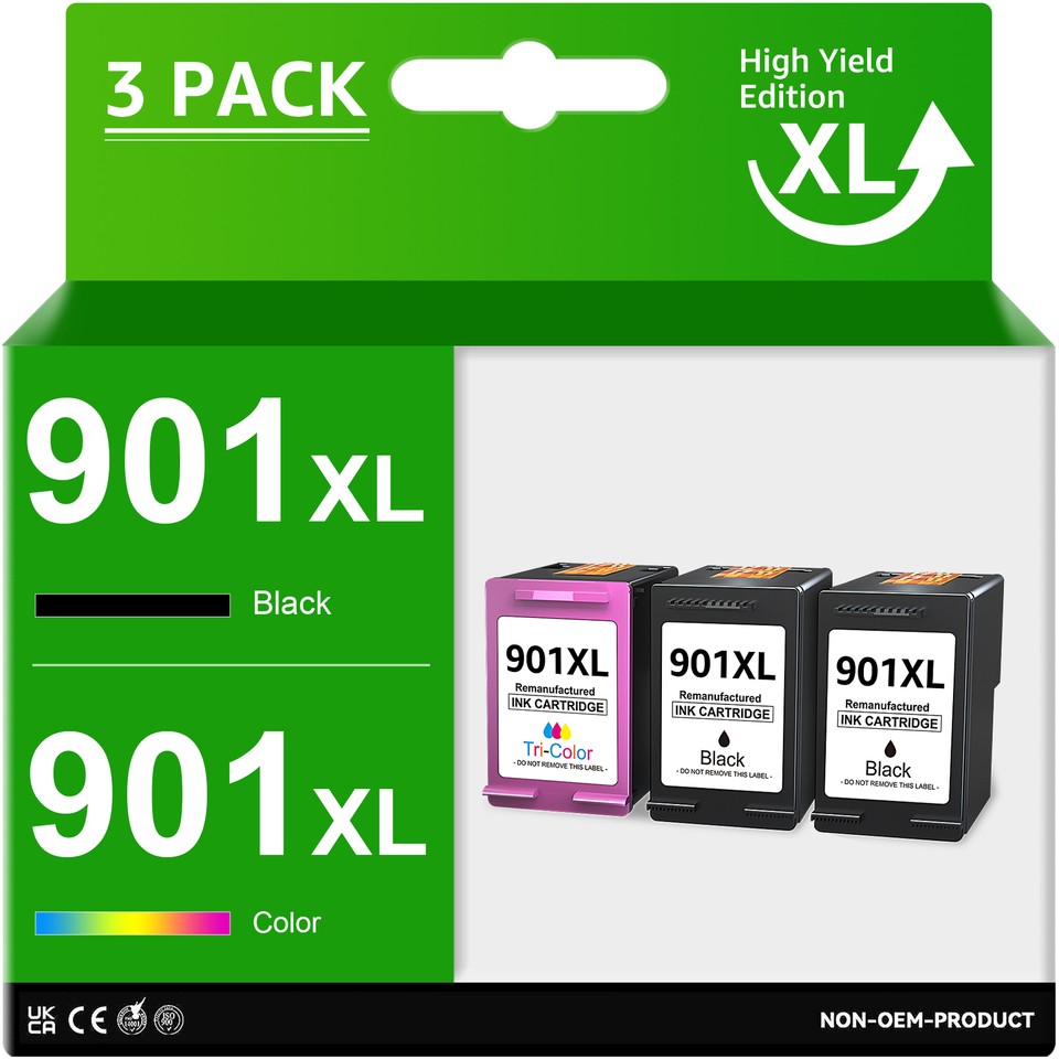 901xl Ink Cartridges For HP 901 Officejet 4500 J4500 J4540 J4550 J4580 J4640 | eBay