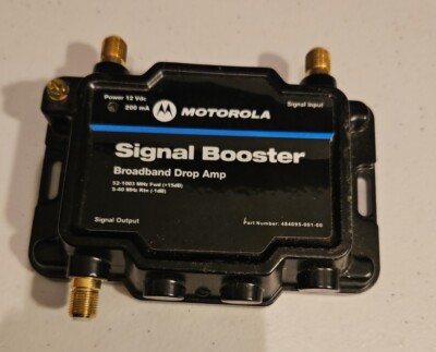Motorola Signal Booster Broadband Drop Amp HDTV | eBay