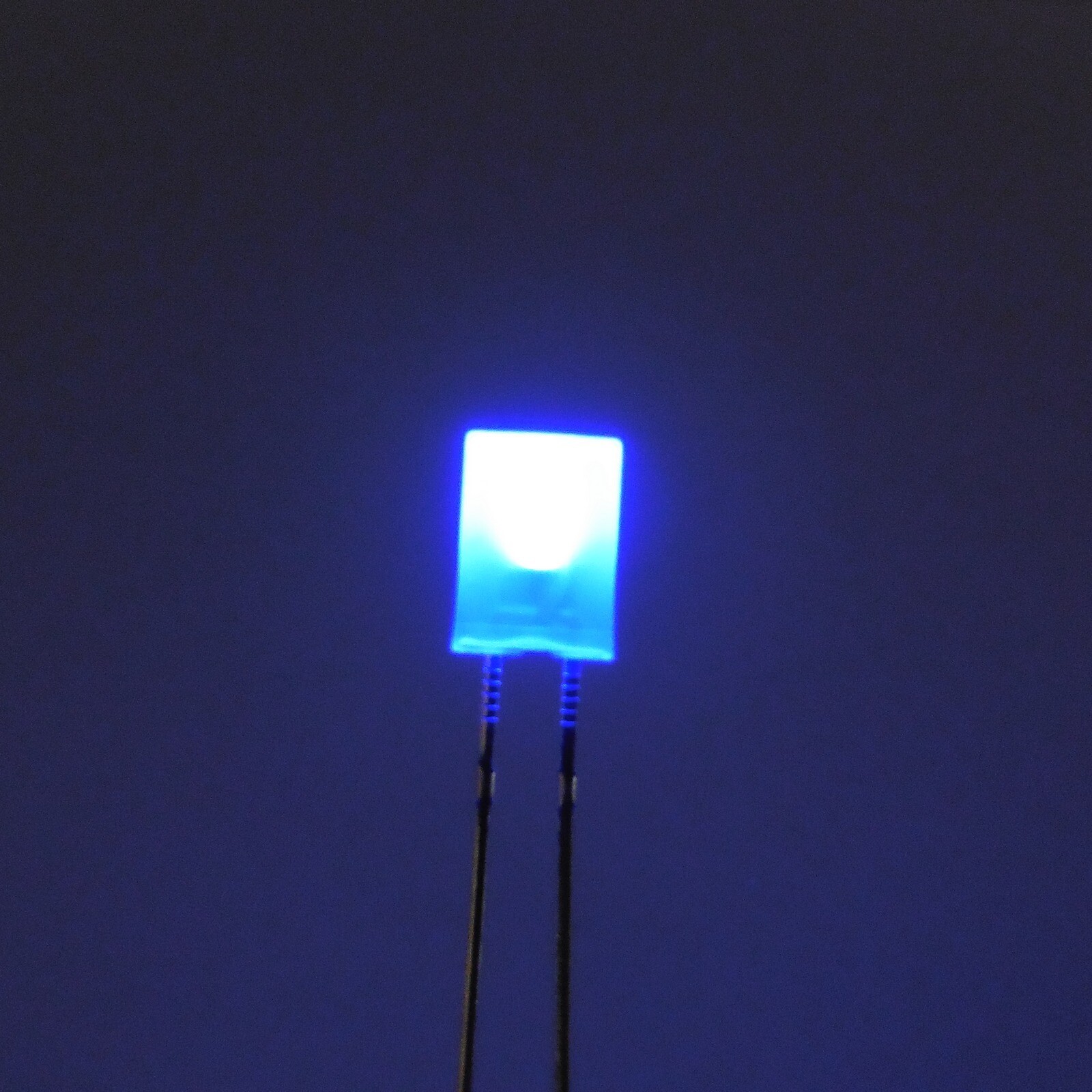 5 x Square 2mm x 5mm x 7mm Diffused Blue LED Bulb Diode Light Emitting ...