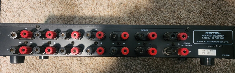 Rotel Rss-900 Switch Speaker Selector -H | eBay