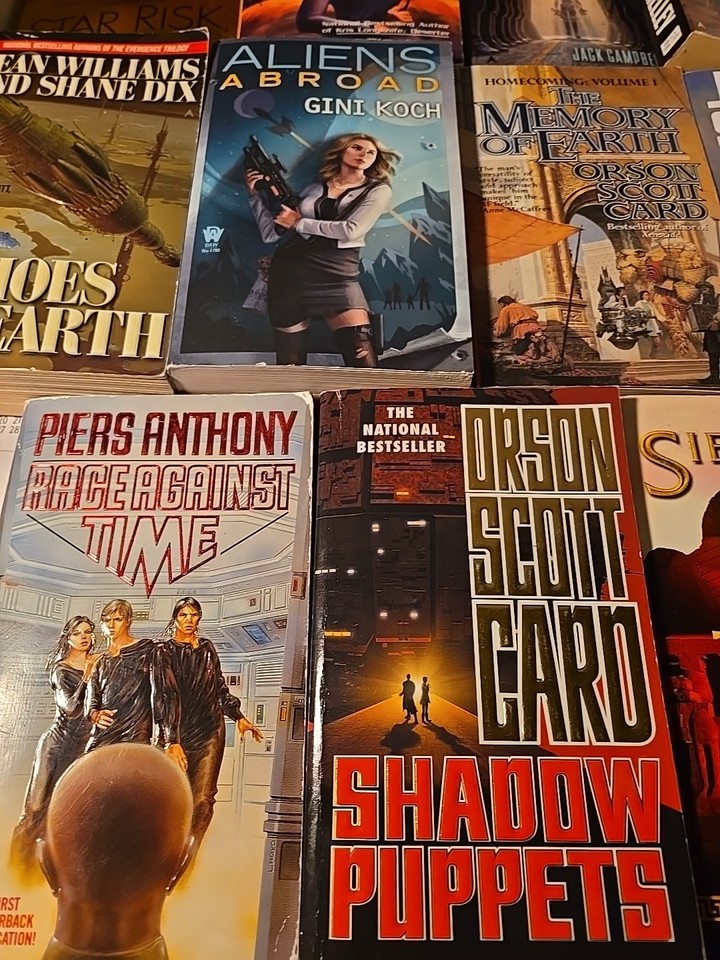 Huge Science Fiction Fantasy PB Book Lot Of 15 Good Titles Ace, Tor ...