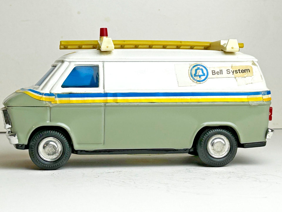 Tin 1970's Chevrolet Bell System Telephone Van, Nice Original | eBay