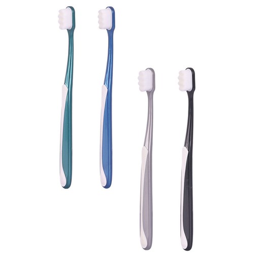 4 Pcs Toothbrushes Adults Tooth Brush Soft Bristles for Effective ...