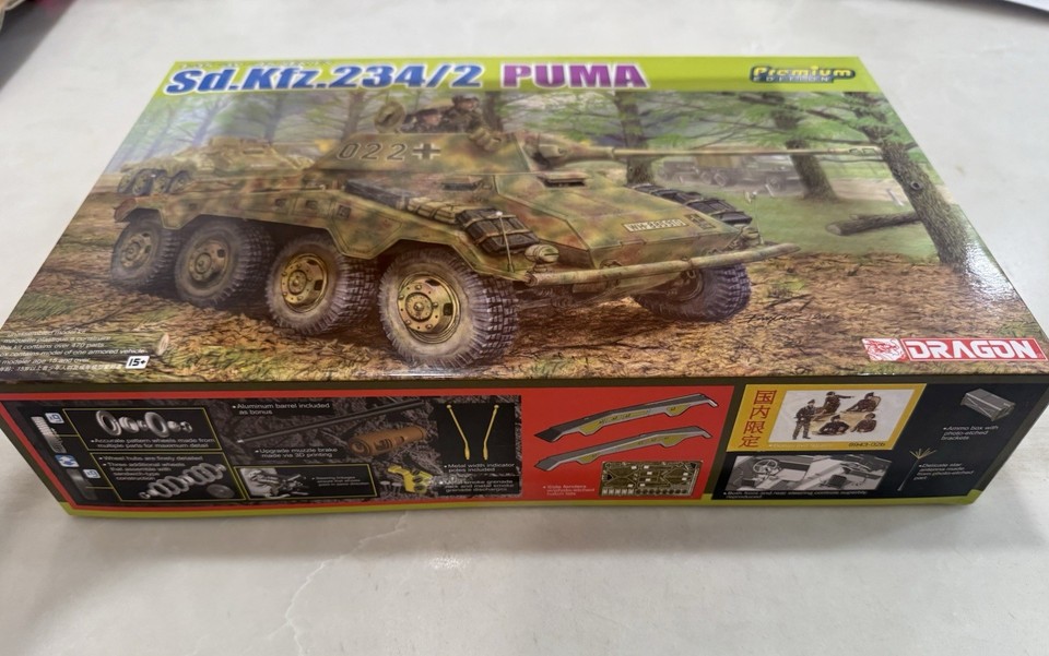 Dragon 1/35 Premium Edition Sd.kfz. 234/2 PUMA 6943 - FREE SHIPPING ...