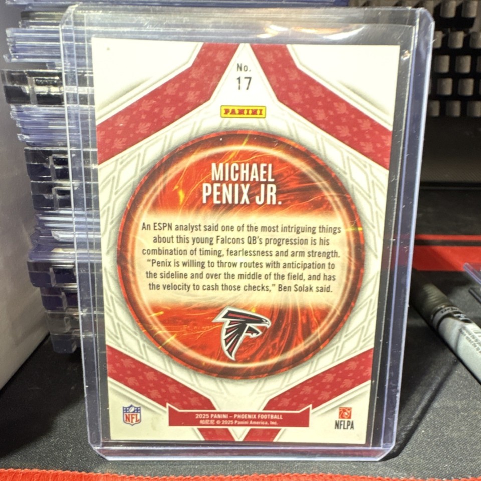Panini 2025 Phoenix Paragon Michael Penix Jr. #17 Atlanta Falcons NFL ...
