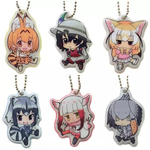 Key chain mascot set of 6 types Sparkling charm "Kemono Friends" | eBay