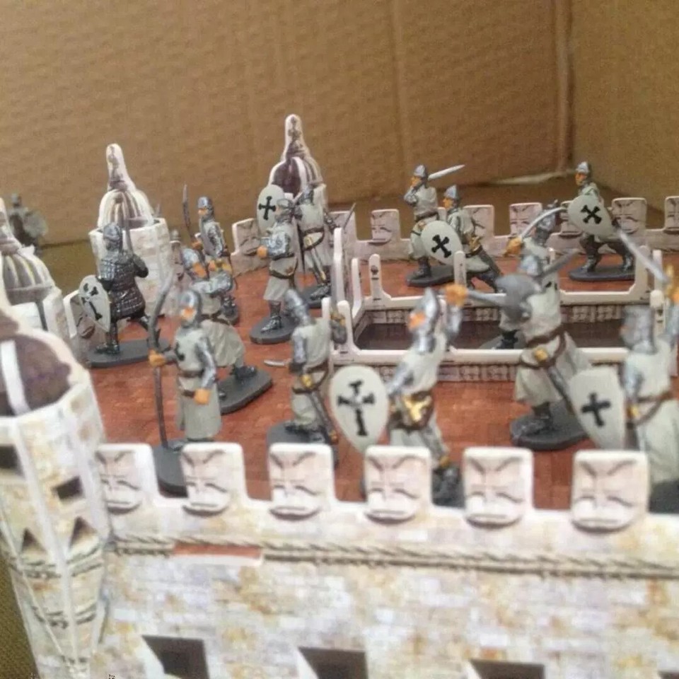 1/72 Caesar's Crusaders Templars Medieval Roman Legions Painted Soldier ...