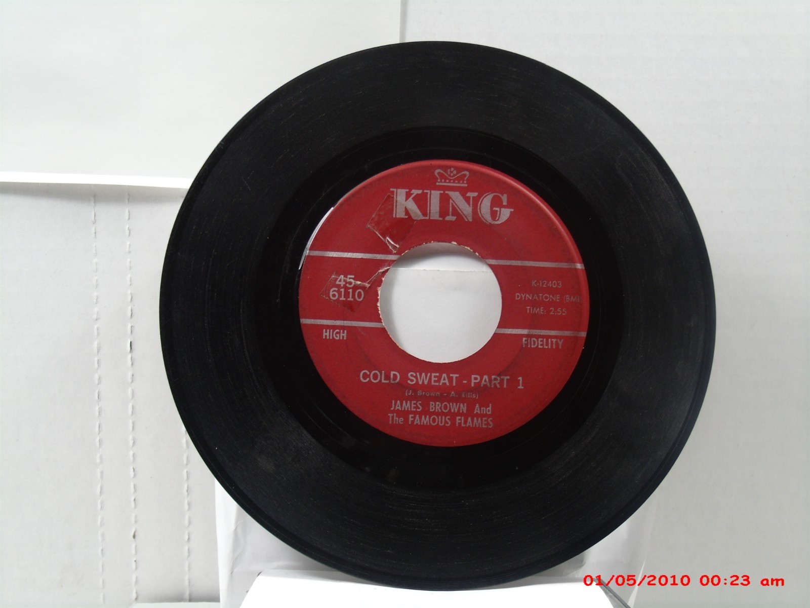JAMES BROWN -(45)- COLD SWEAT - PART 1 / COLD SWEAT - PART 2 - KING ...