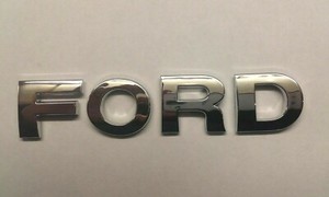 New Chrome 3D Self-adhesive Car Letters badge emblem sticker Spelling ...