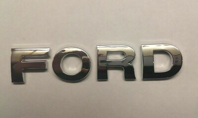 New Chrome 3D Self-adhesive Car Letters badge emblem sticker Spelling ...